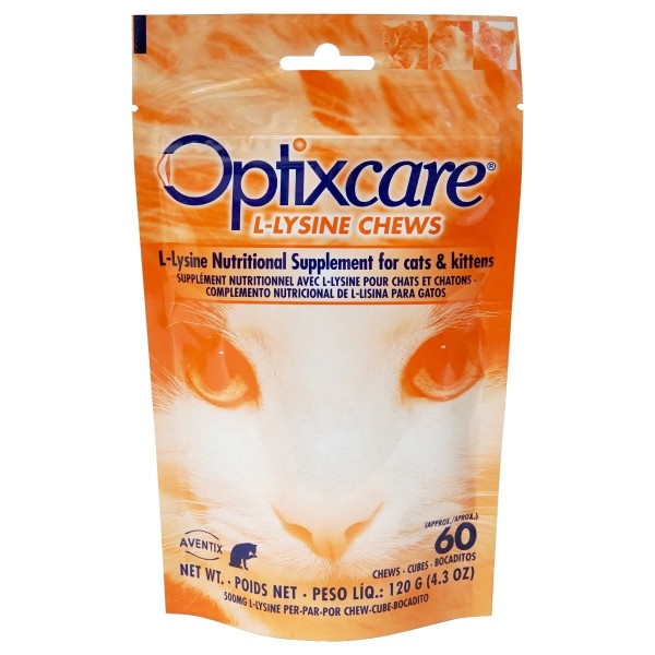 Aventix Optixcare, L-Lysine Chews 60 tableta