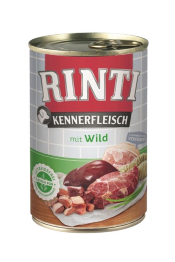 Vlažna hrana u konzervi za pse Rinti Kenn erfleisch Divljač 400g x 6kom