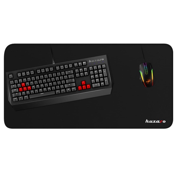 Huzaro Gaming Podloga za miš i tastaturu Mousepad 1.0 XL 80x40 Black