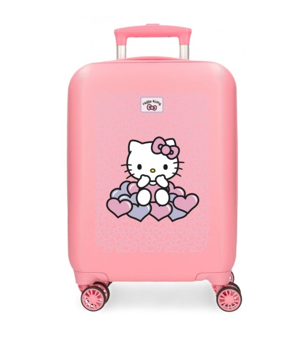 Dečiji kofer ABS 50cm Joumma Hello Kitty Hearts&Dots Pink (2031341)