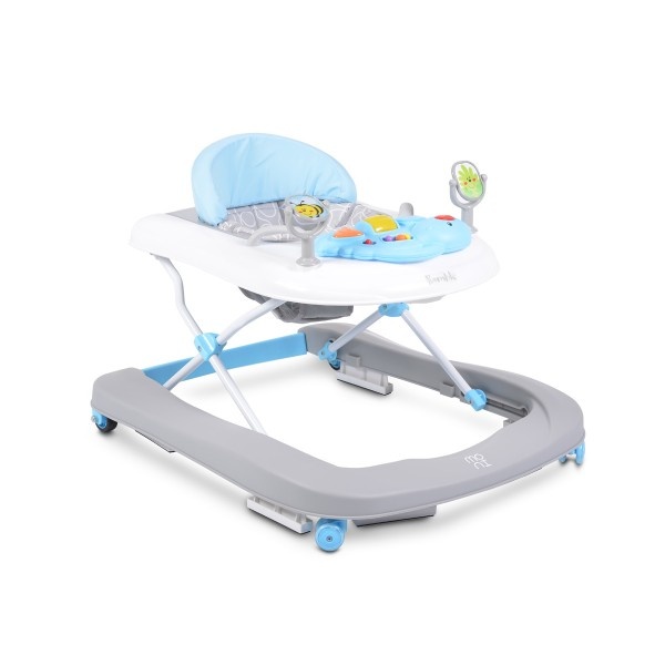 Dubak-guralica za bebe Ramble 2u1, plavi NOVO