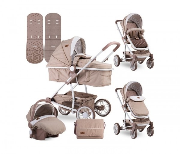 Lorelli Kolica za bebe "S-500 Set" Bež Triangles