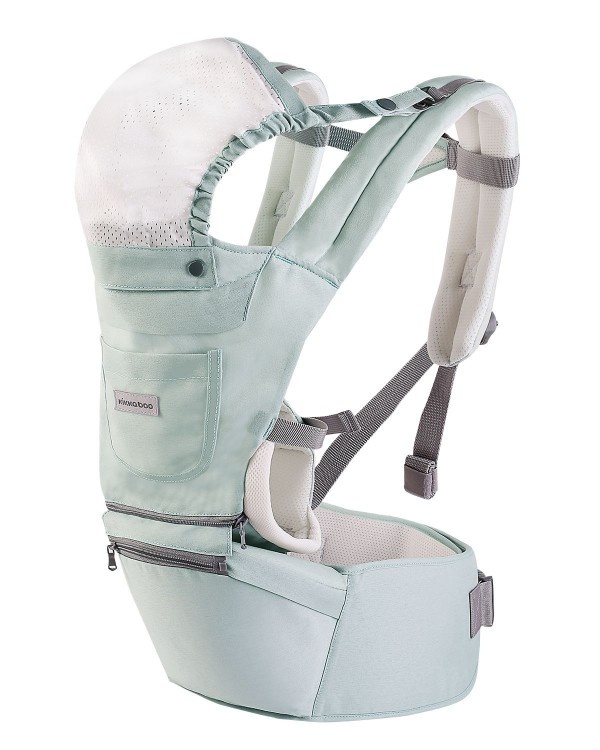 KikkaBoo Kengur nosiljka za bebe 3in1 CHLOE Mint do 15 kg