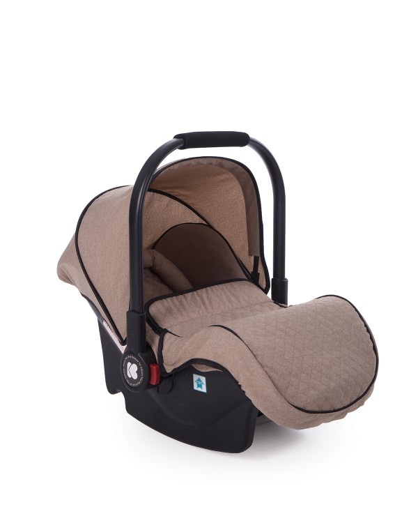 KikkaBoo Autosedište nosiljka za bebe 0-13kg BELOVED Beige