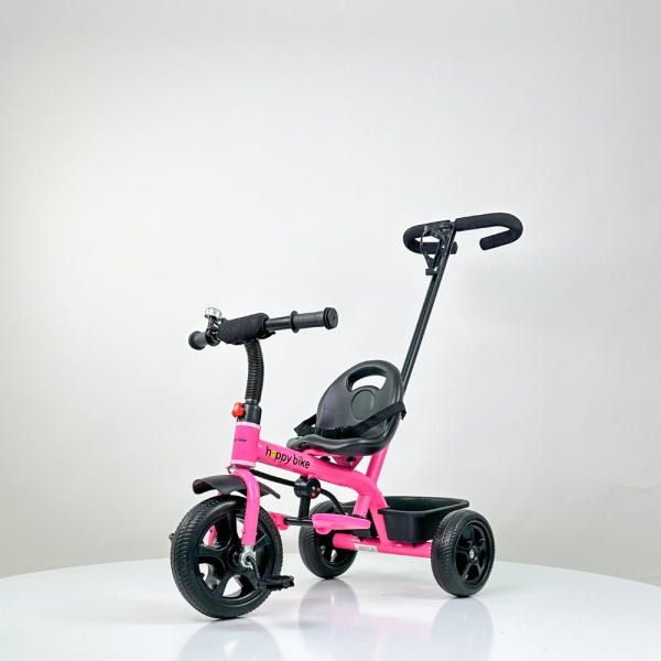 Tricikl bez tende Happy bike model 448 roze