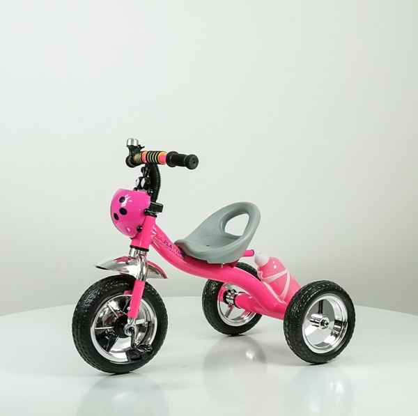 Tricikl bez tende Happybike, model 434 roze