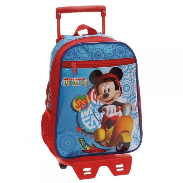 Dečiji školski Disney ranac sa točkićima 28cm "Mickey Vespa" kat.br. 40.221.N1