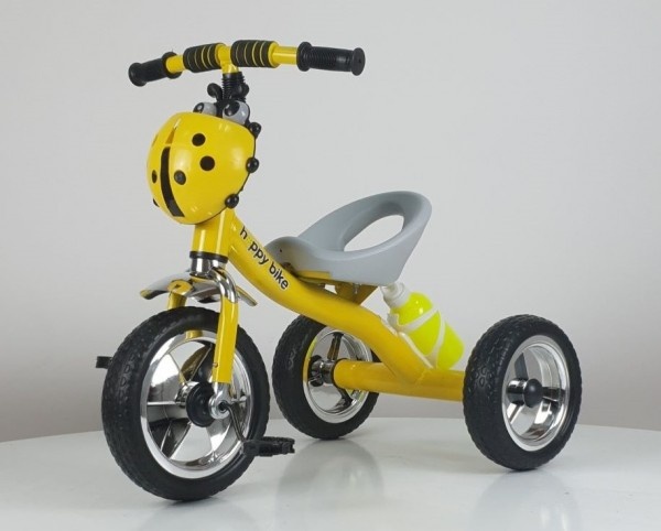 Tricikl bez tende Happybike, model 434 žuti