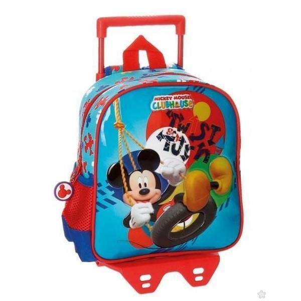 Dečiji školski Disney ranac sa točkićima 25cm " Mickey Twist " kat.br. 28.820.M1