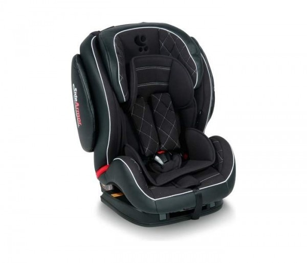 Auto-sedište za decu "Mars" ISOFIX Crno Leather 9-36KG