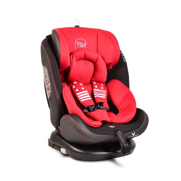 Autosedište za decu "Pilot" Crveni, sa isofix-om 0-36kg