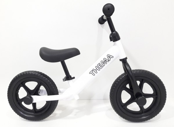 Balance bike - Bicikla za decu bez pedala, bela