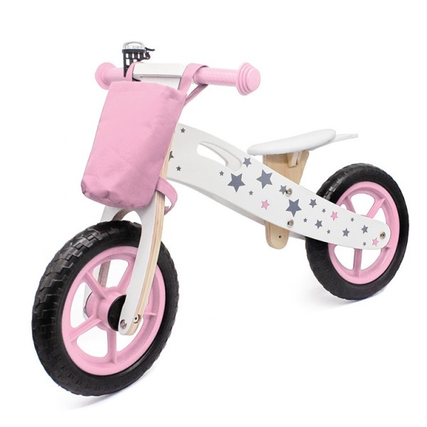 Bicikla za decu Balance bike 755 roze drveni