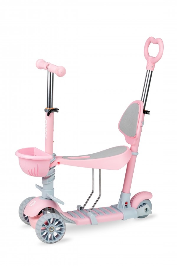 QKIDS trotinet za decu 5u1 ILI Pink