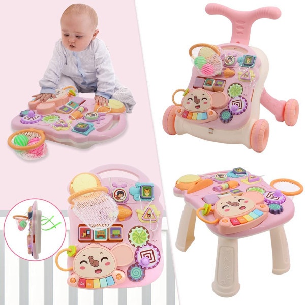Kikka Boo Guralica za bebe PLAY & GROW 2u1 Pink