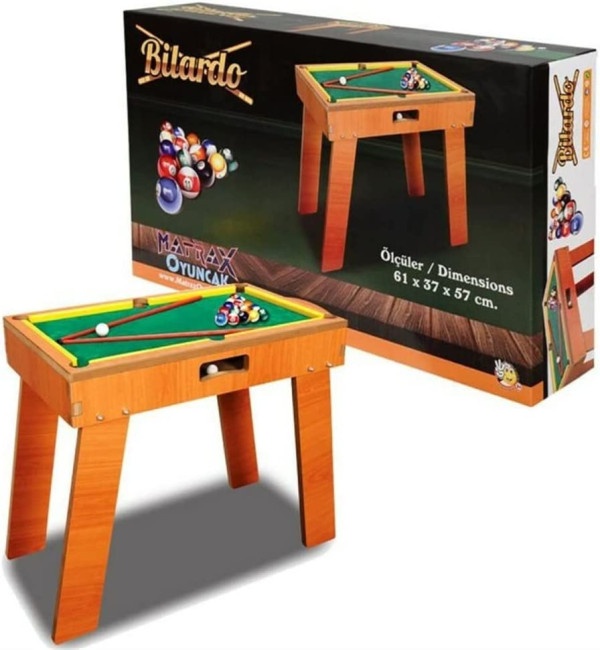 Matrax Bilijar drveni sa nogarama
