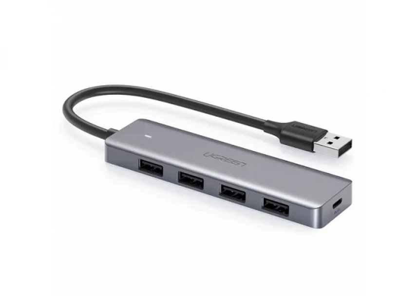 USB HUB Tip C 4 porta 3.0 USB Ugreen CM219/USB-C slim