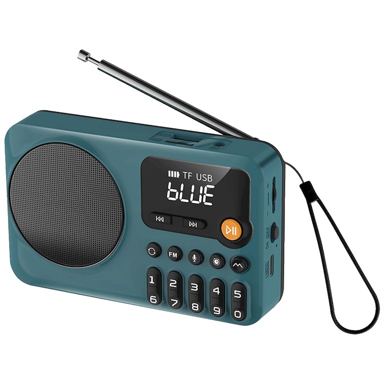 MeanIT Bežični zvučnik, FM radio, Bluetooth, USB, TF Card - B6