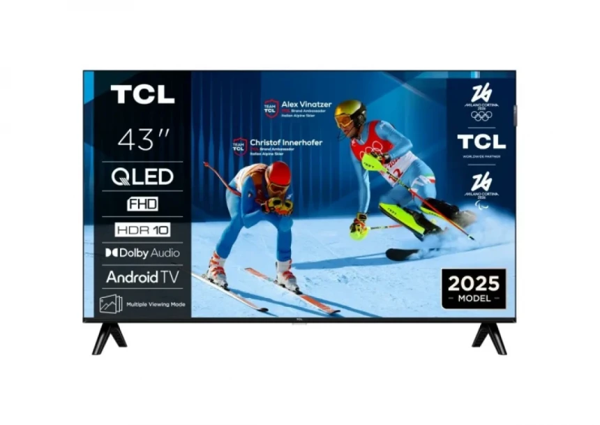 SMART QLED TV 43 TCL 43S5K 1920x1080/Full HD/DVB-T2/C/S2/Android TV