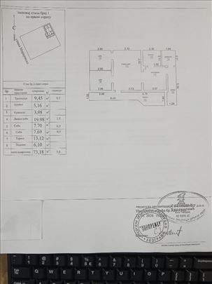 Kaluđerica, Novo , 2.5. 73m, I, parking, Uknjižen
