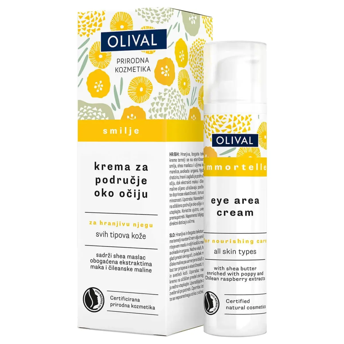 Krema za negu predela oko očiju – smilje 15 ml
