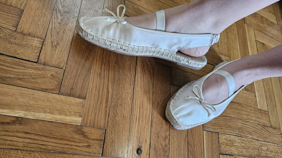 Zara espadrile baletanke 39