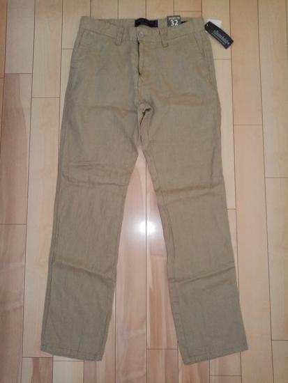 C & A vrhunske muske lanene pantalone 32/32 NOVO