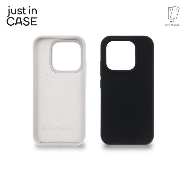 2u1 Extra case MIX PLUS paket maski za telefon za Xiaomi 17 CRNI