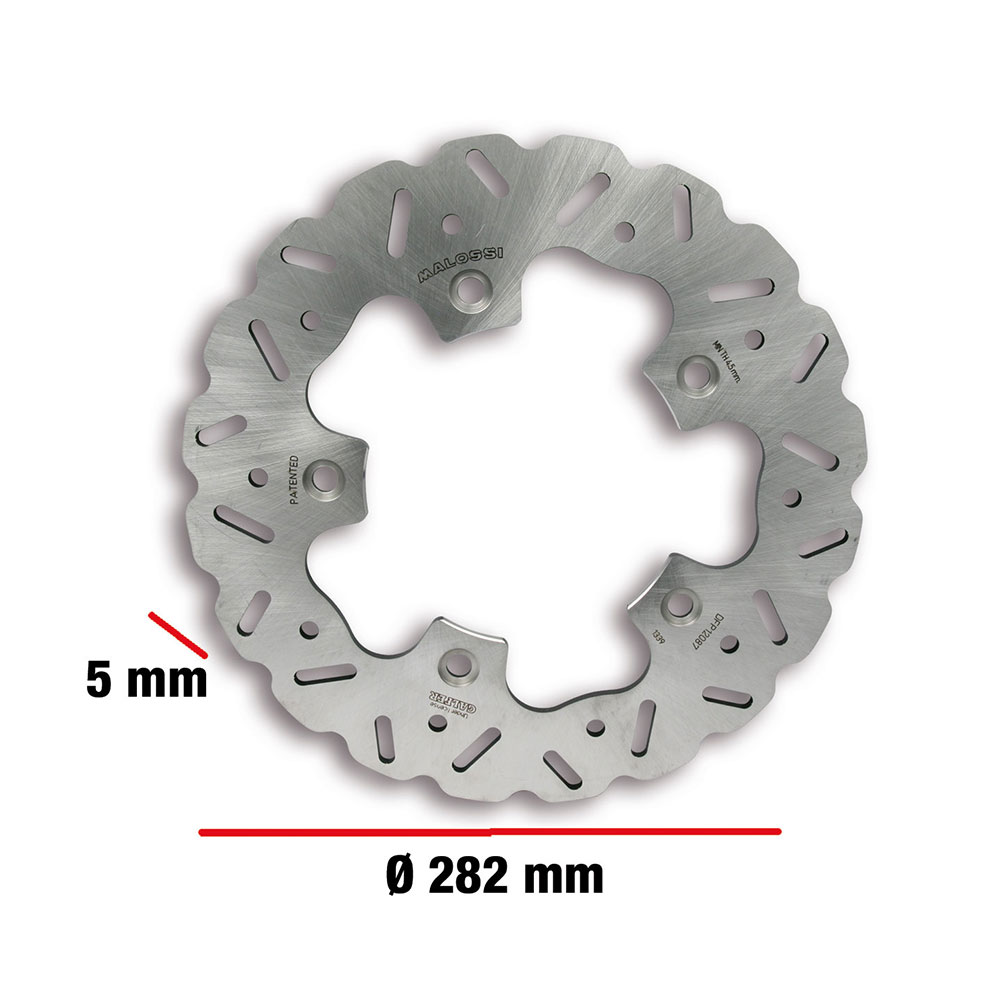 Zadnji kočioni disk Yamaha T-Max 530 / 560 (12-26) fi 282mm Malossi