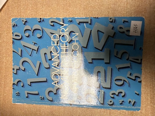 advanced number theory harvey cohn