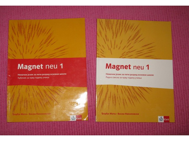 NEMAČKI JEZIK 5, MAGNET NEU 1. KOMPLET. 2023