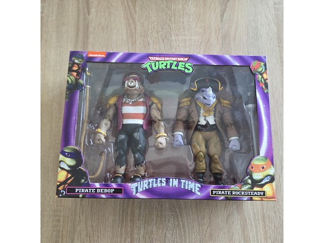 TMNT Neca box set Bibop i Rokstedi