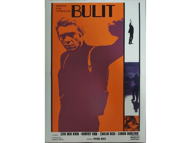 BULIT - FILMSKI PLAKAT