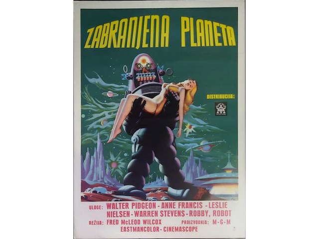 ZABRANJENA PLANETA - FILMSKI PLAKAT