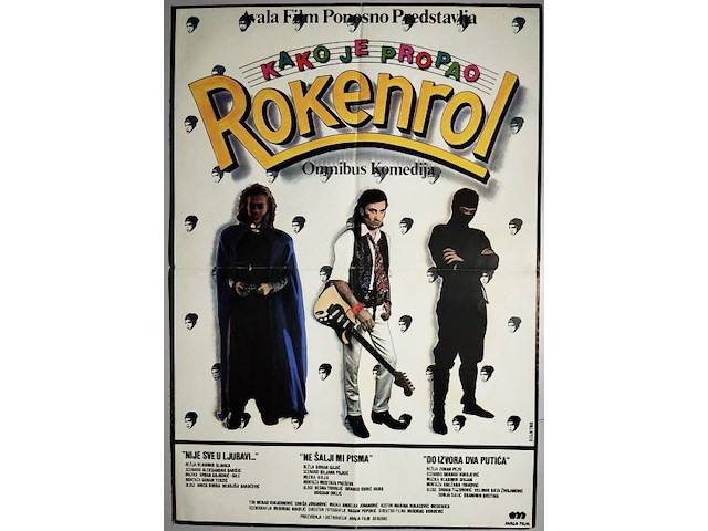KAKO JE PROPAO ROKENROL (1989) FILMSKI PLAKAT