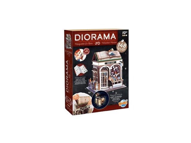 Diorama - Buki, Bookshop, 148 pcs