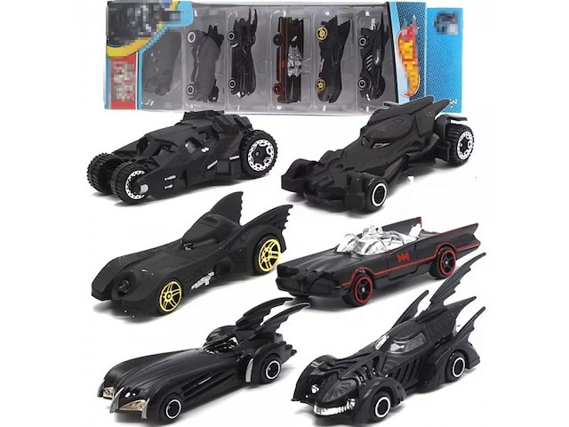 1:64 Batmobile set 6x autića