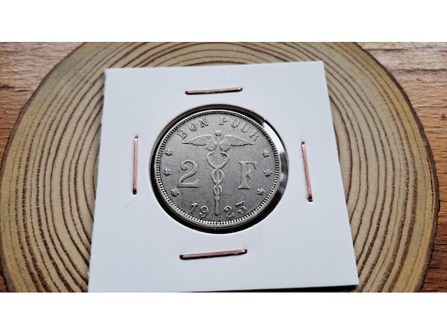 BELGIJA 2 FRANAK 1923 GODINA