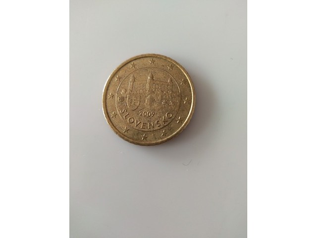 50 euro centi Slovačka 2009.