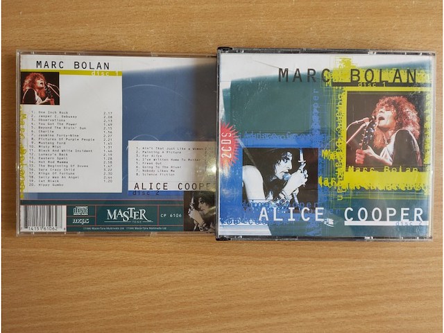 Marc Bolan+Alice Cooper - Collection 2CD set