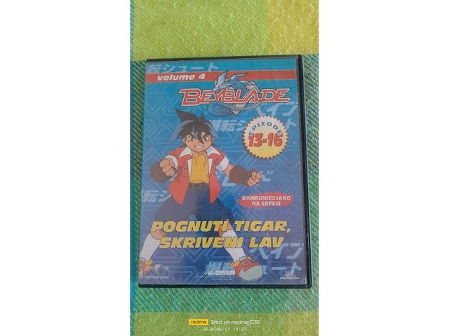 BEYBLADE VOLUME 4 POGNUTI TIGAR SKRIVENI LAV EPIZODE 13