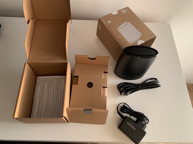 WiFi box W6 Black ruter WiFi 6 NOVO