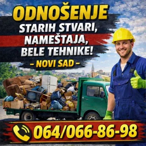 ODNOŠENJE NEPOTREBNIH STVARI, NAMEŠTAJA I TEHNIKE