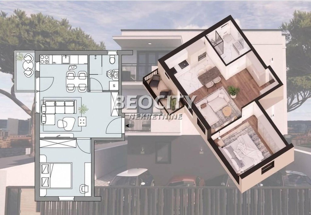 Dvosoban stan, Novi Sad - Adice | Prodaja · 40m² · 70.000€