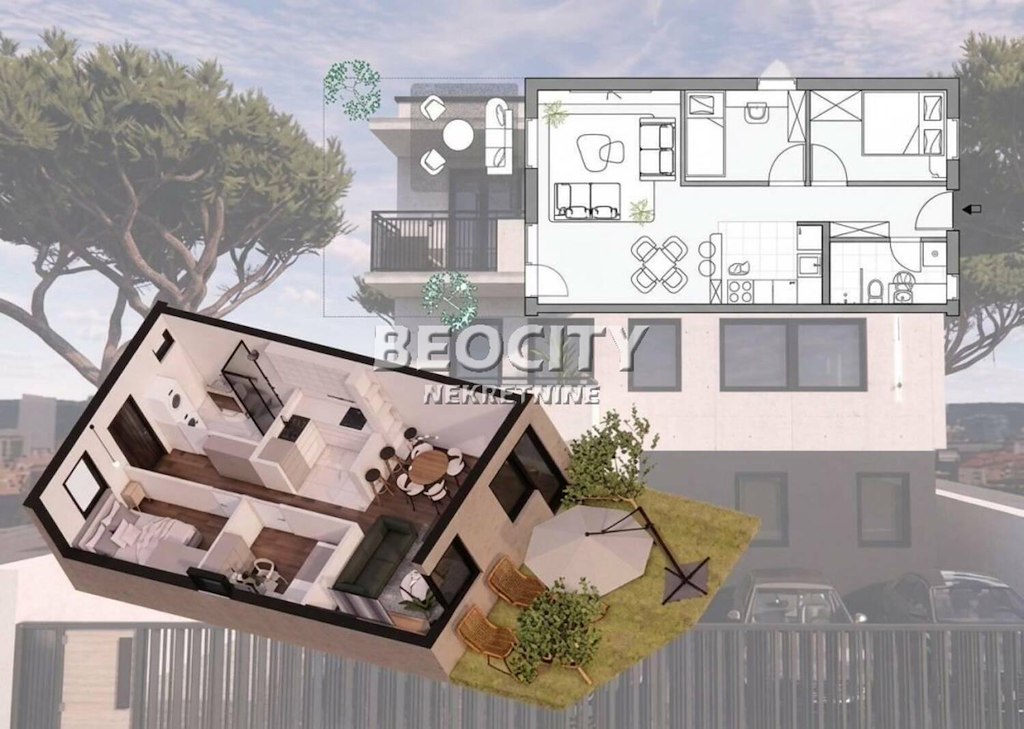 Trosoban stan, Novi Sad - Adice | Prodaja · 50m² · 112.750€