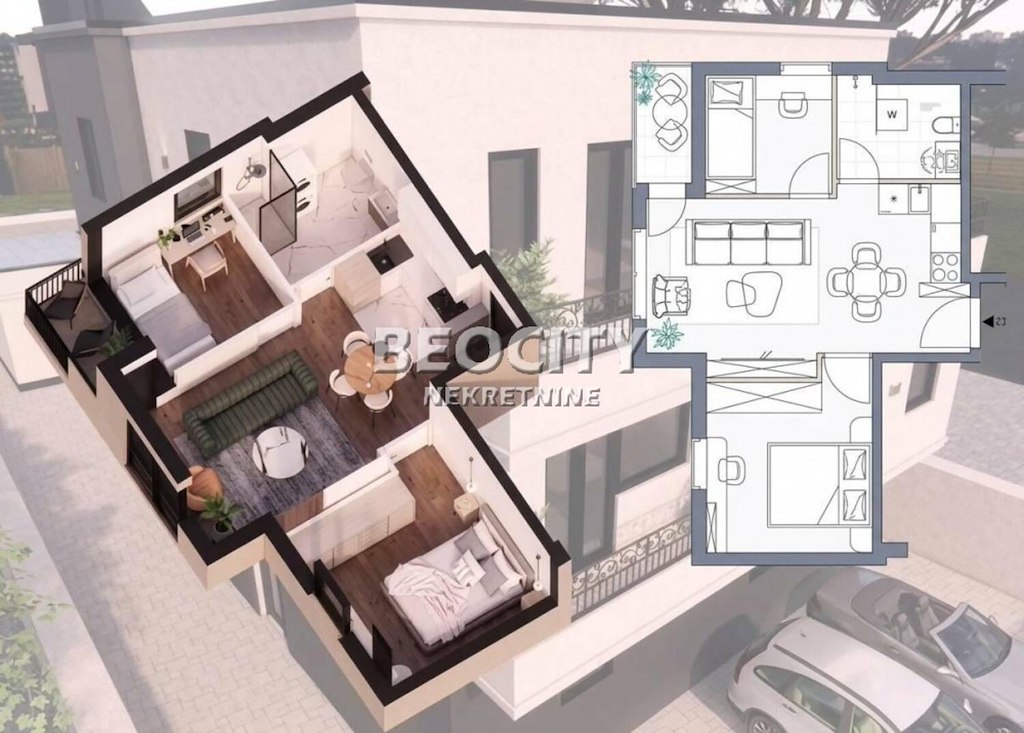 Trosoban stan, Novi Sad | Prodaja · 48m² · 109.210€