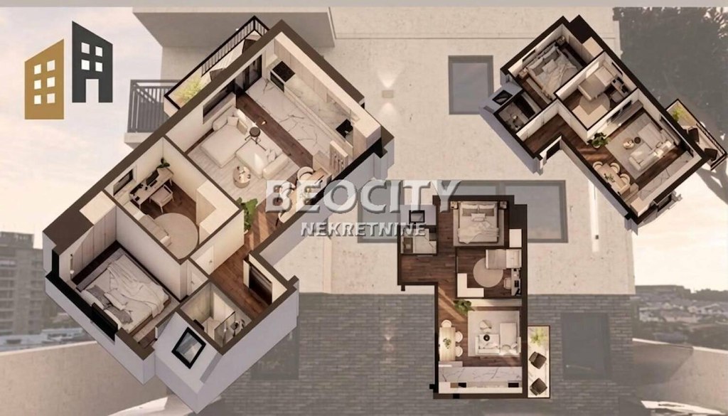 Trosoban stan, Novi Sad - Adice | Prodaja · 51m² · 115.000€