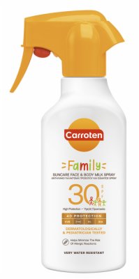 MLEKO ZA SUNČ.FAMILY TRIGER SPF30 CARROTEN 270ML