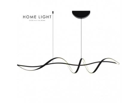 HOME LIGHT Solea 12 LED luster crni