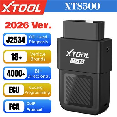 Novo-XTOOL XTS500 J2534 VCI OBD2 All System ECU Co
